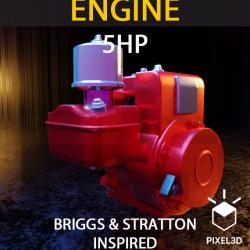 briggs and stratton 5hp engine 3D Models | Page 1 | STLFinder
