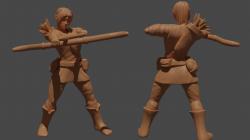 female half elf ranger stl 3D Models | Page 1 | STLFinder
