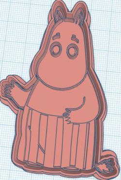trolls cookie cutter moomin 3D Models | Page 1 | STLFinder