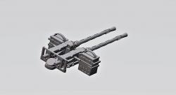 two 116 scale browning m1917 30cal machine guns 3d models 【 STLFinder