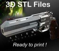 alien isolation revolver 3d models 【 STLFinder