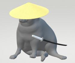 cheems samurai 3D Models | Page 1 | STLFinder