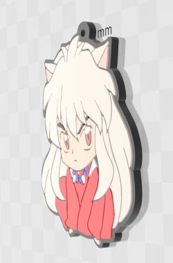 inuyasha keychain 3D Models | Page 1 | STLFinder