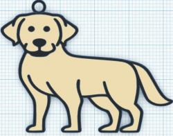 labrador police 3d keychain | Page 1 | STLFinder