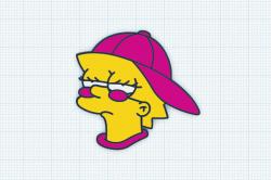 lisa simpson outline 3D Models | Page 1 | STLFinder