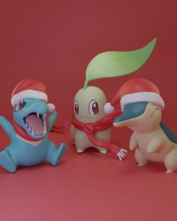 pokemon gen 2 starters 3D Models | Page 1 | STLFinder