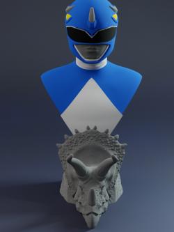 power rangers blue ranger 3D Models | Page 1 | STLFinder
