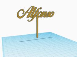alfonso printable cake topper free 3D Models | Page 1 | STLFinder