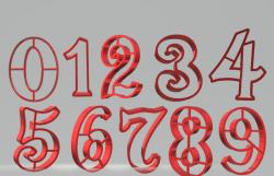 circus numbers 3d models 【 STLFinder