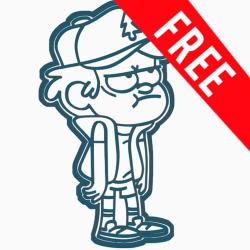 fanfiction 2 data navy blue dipper hats a gravity falls 3D Models ...