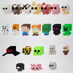 minecraft mini figures 3D Models | Page 1 | STLFinder