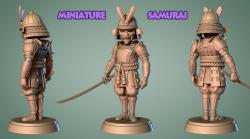 samurai miniature 3d models 【 STLFinder