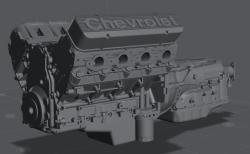 chevrolet ls3 engine 3d models 【 STLFinder