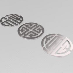fu lu shou xi pattern wooden stamp cookie pressstamp 3D Models | Page 1 ...