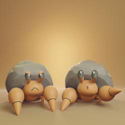 dwebble pokemon 3D Models | Page 1 | STLFinder