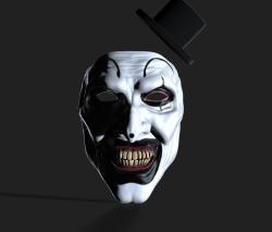 horror bloody terrifier 3 the clown mask cosplay latex halloween party ...