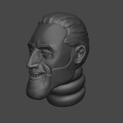 gigachad head 3D Models | Page 1 | STLFinder