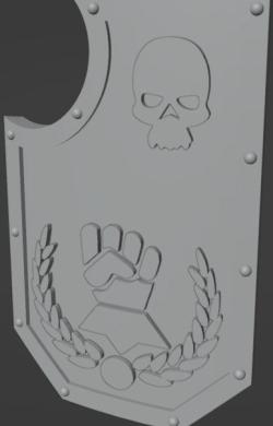 imperial fists shields 3d models 【 STLFinder