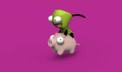 invader zim gir figure 3D Models | Page 1 | STLFinder