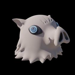 inosuke boar head 3d models 【 STLFinder