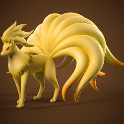 pokemon unite ninetales 3d models 【 STLFinder