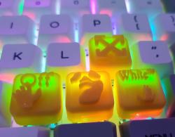 white side printed rgb keycaps 3D Models | Page 1 | STLFinder