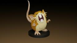 raticate type 3d models 【 STLFinder