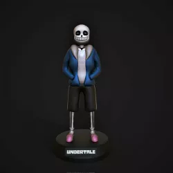 Sans undertale figure - Free 3D Model | STLFinder