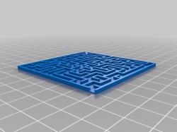 maze generator with center room 3D Models | Page 1 | STLFinder