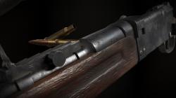french lebel rifle with spike bayonet and bayonet sheath 3D Models ...