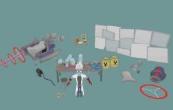 Scientific Lab Bench Science Props Collection 3d models 【 STLFinder