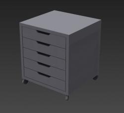 steel office organizer with 3 draws 3D Models | Page 1 | STLFinder