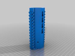 ar15 m16 delta handguard keymod customizable free float handguard 3D ...