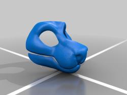 fursuit head base moving jaw 3d models 【 STLFinder