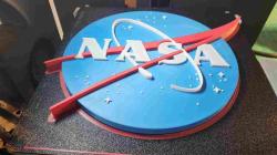 nasa meatball logo that has white outline for sell patch 3D Models ...