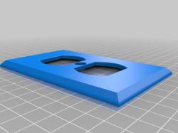 cow print rucker outlet cover 3D Models | Page 1 | STLFinder