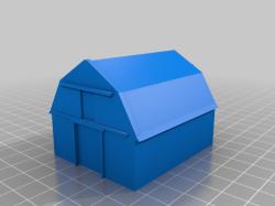 3d paper barn barn craft template | Page 1 | STLFinder