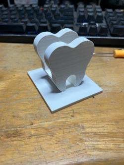 tooth shaped business cards 3d models 【 STLFinder