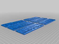 star wars license plates frames 3D Models | Page 1 | STLFinder