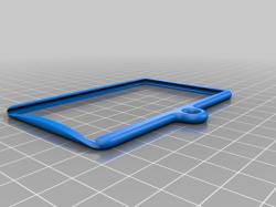 anime keychain badge id card holder neck strap lanyard for keys 3D ...