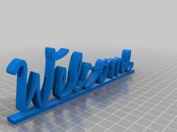 luke in cursive 3d models 【 STLFinder