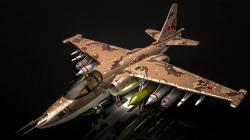 sukhoi su 25 frogfoot low poly format openflight 3d models 【 STLFinder