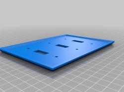 3 toggle switch plate 3D Models | Page 1 | STLFinder