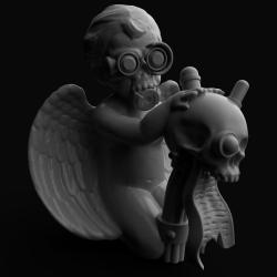 cherub with gun 3D Models | Page 1 | STLFinder