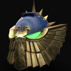 10x space warrior helmets ultra eagle sci fi grimdark custom bitz ...