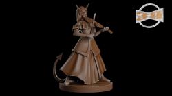 female tiefling bard 3d models 【 STLFinder