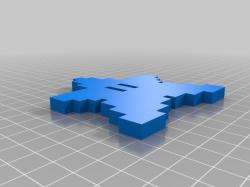 mario star pixel art 3D Models | Page 1 | STLFinder