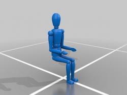 figure sitting 3D Models | Page 1 | STLFinder