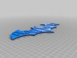 batarang with batman letters 3D Models | Page 1 | STLFinder