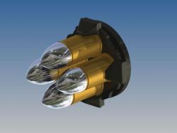 Hellboy Samaritan Speedloader and full size bullets for Dan0nators prop ...